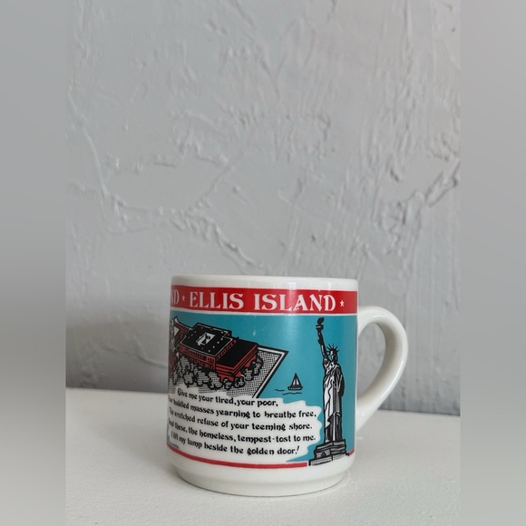 MPC | Dining | Vintage Liberty Island Ellis Island Mug | Poshmark